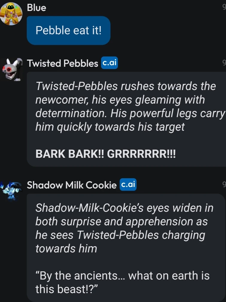 "Pebble eat it!" | Fandom