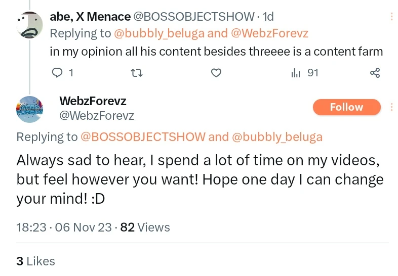 NO WAY I GOT RATIOED BY WEBZFOREVZ IN THE MOST AWFUL WAY POSSIBLE | Fandom