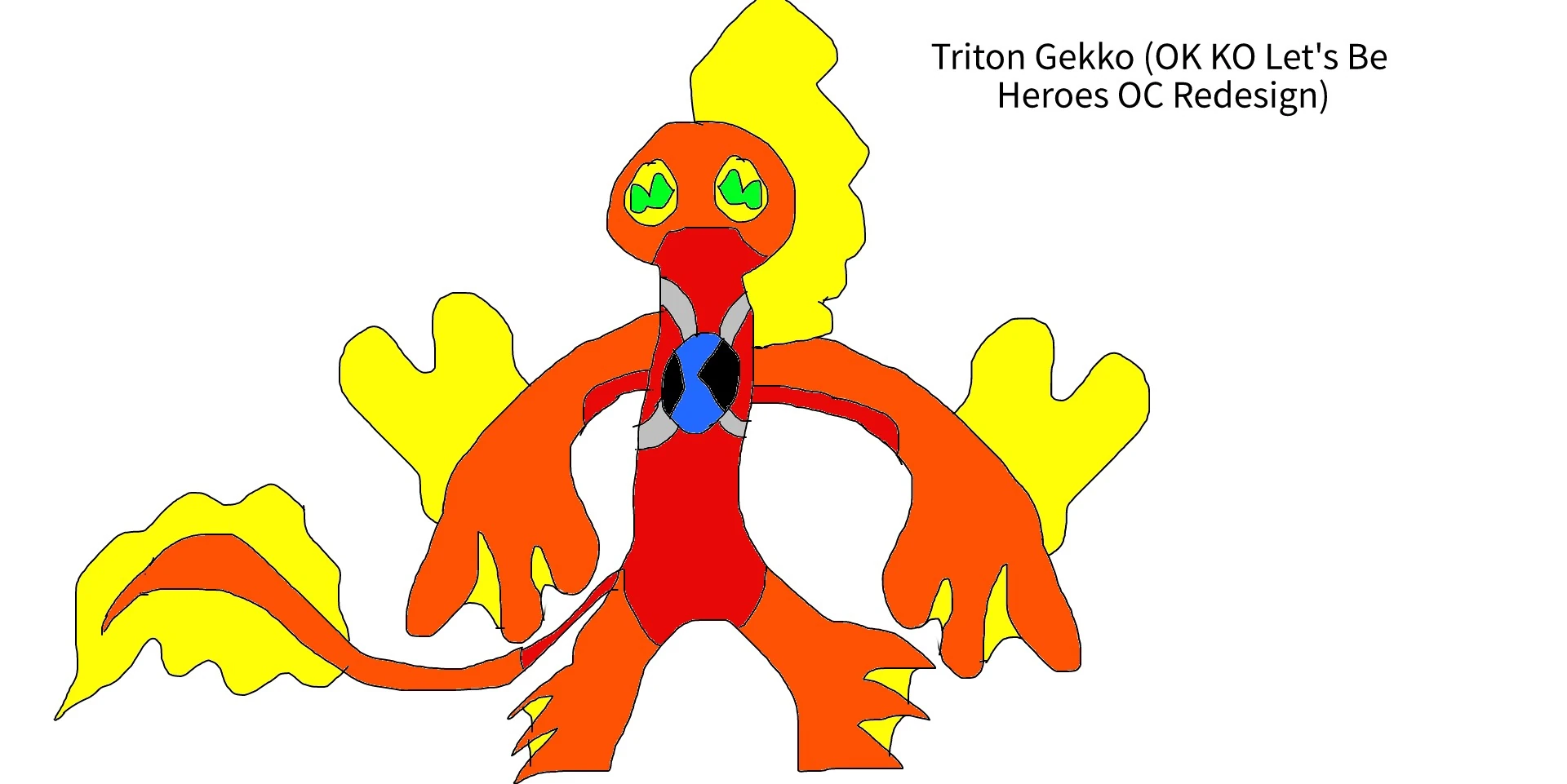 Triton Gekko (OK KO OC Redesign) | Fandom