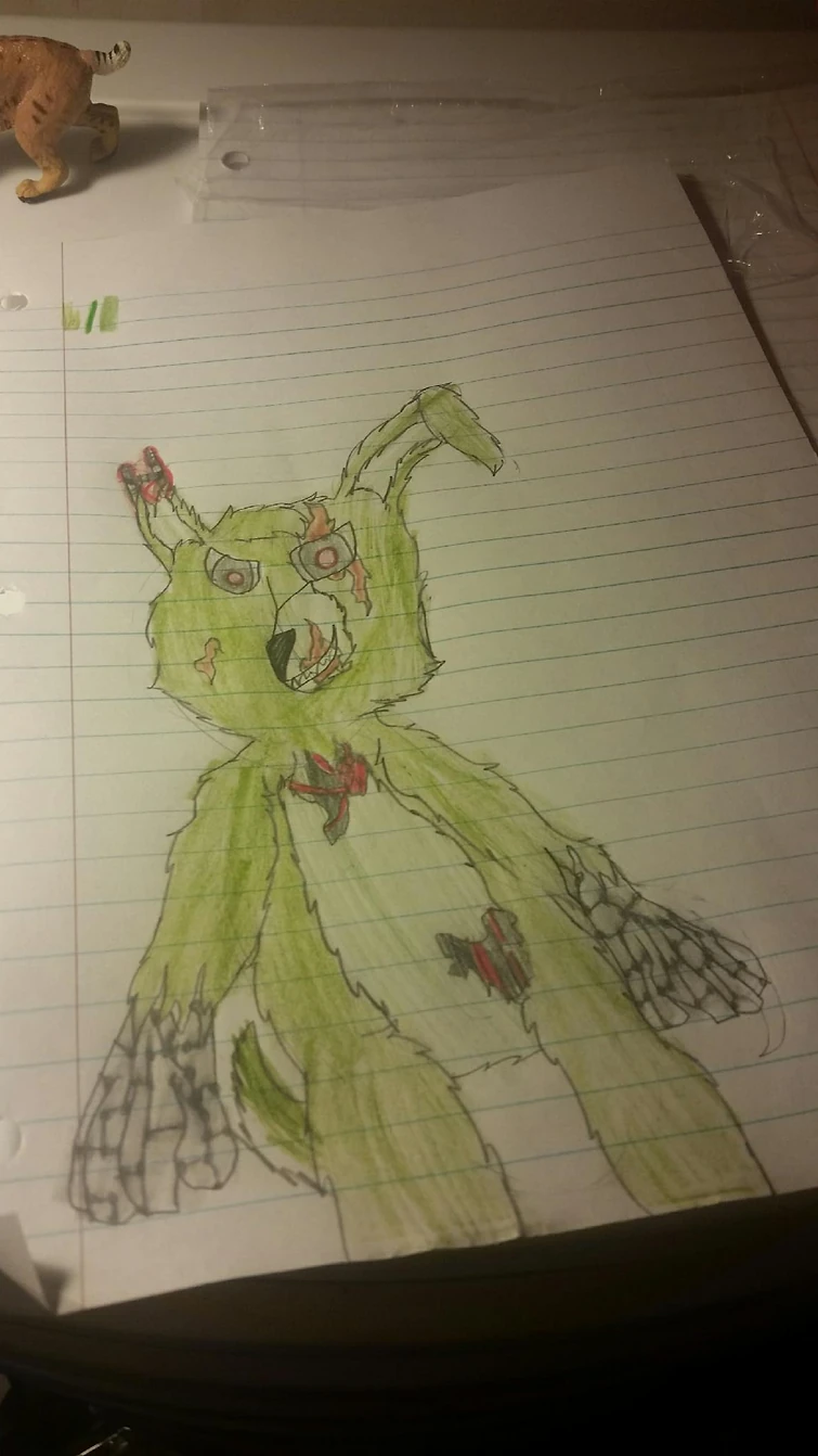 My springtrap drawing. | Fandom