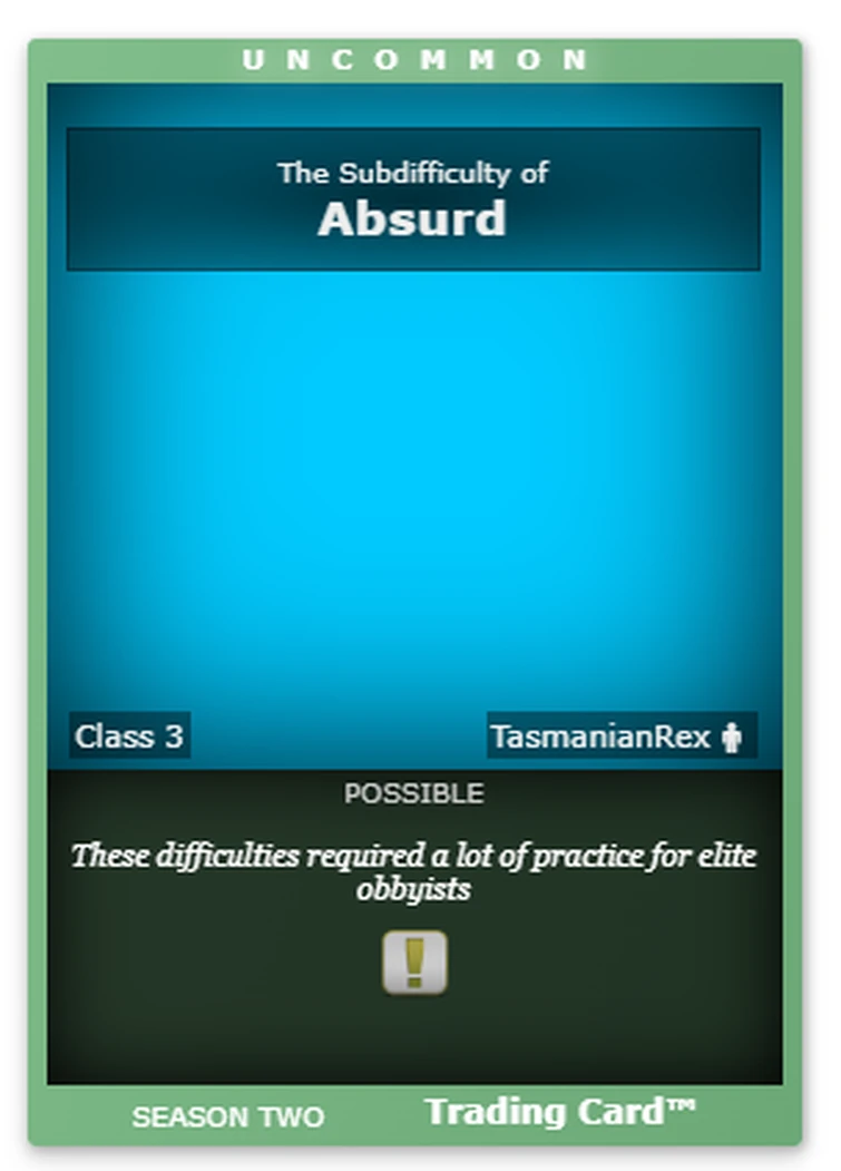 JJT Difficulty Trading Cards: SEASON 2! | Fandom