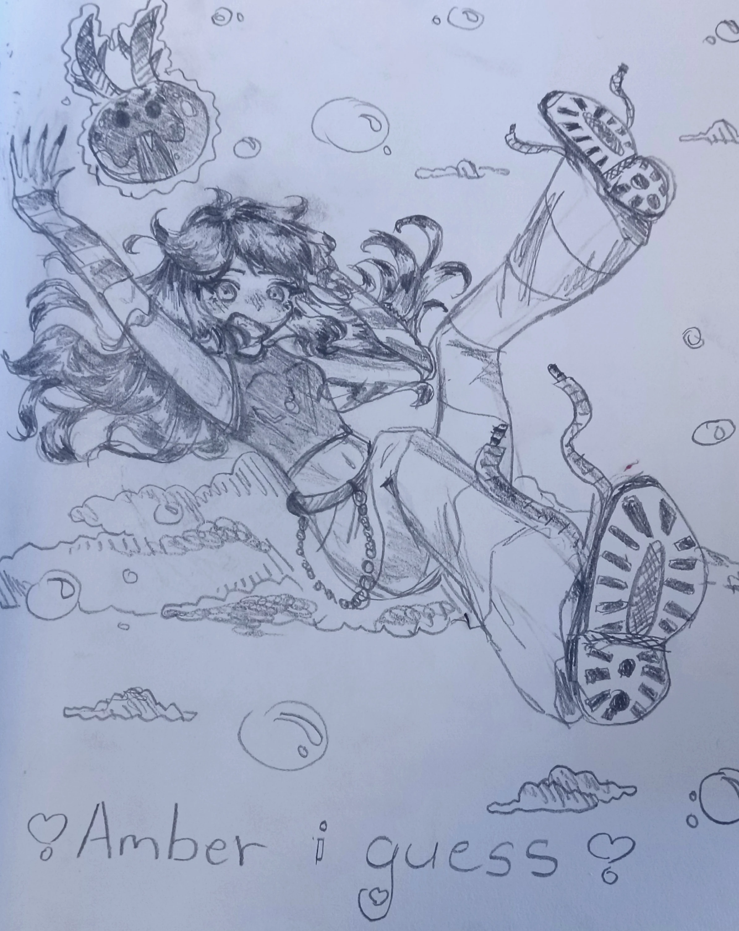 Lil drawing of amber | Fandom