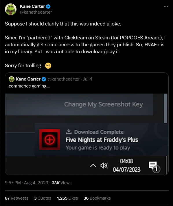 Физном больше не занимается FNaF Plus | Fandom