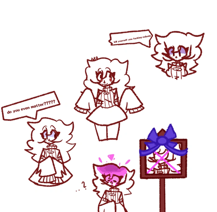 finished doodle page of the lady | Fandom