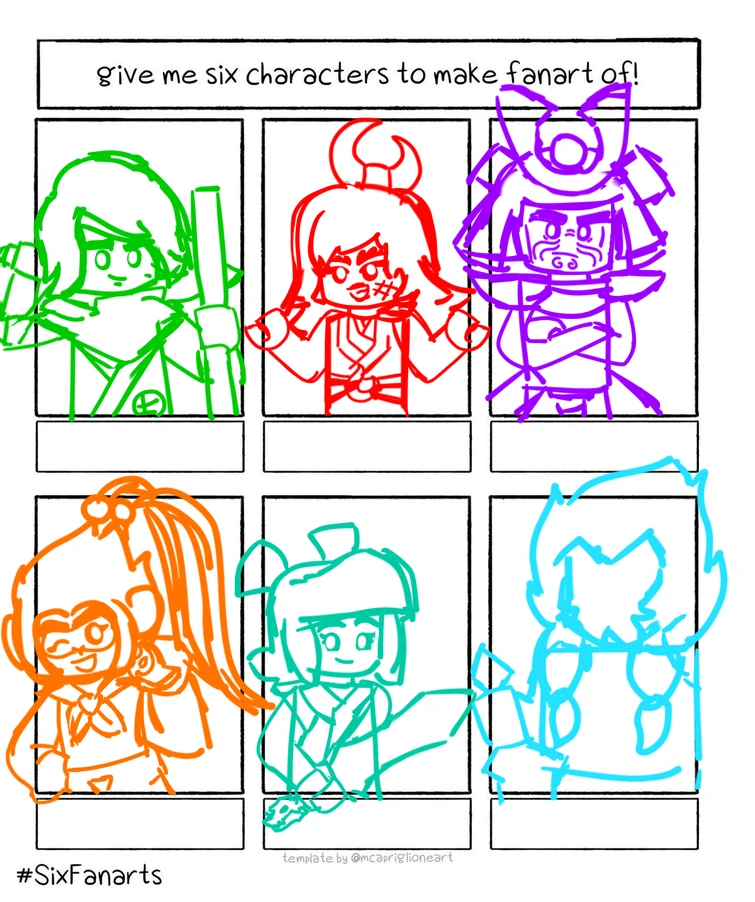 6 Characters challenge WIP! | Fandom