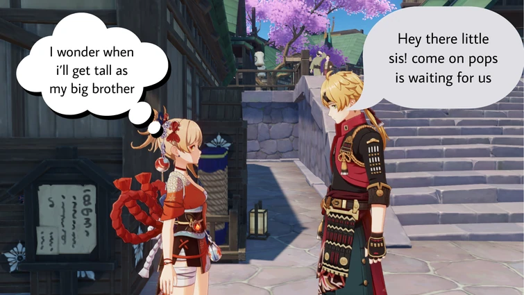 Thoma and Yoimiya Sibling Moment | Fandom