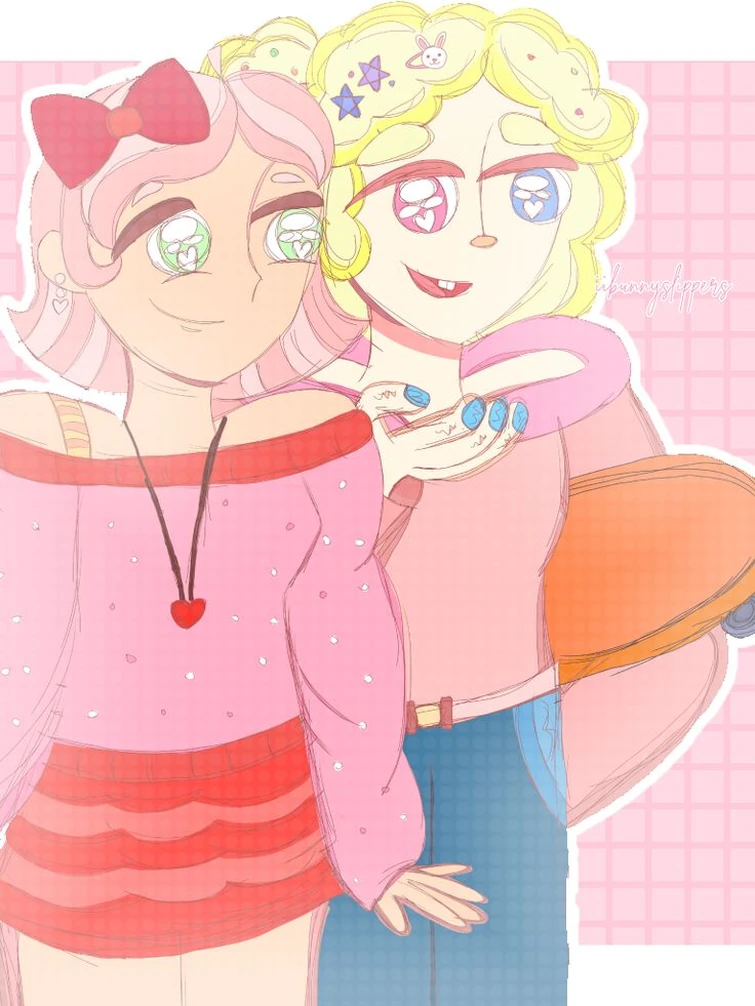Giggles x Cuddles fanart + human designs by me! | Fandom