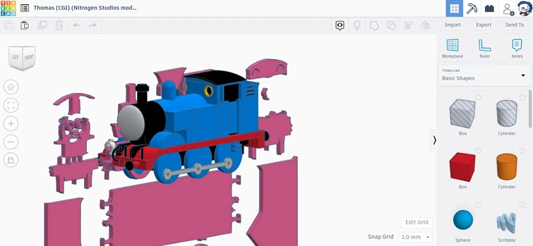 I sometimes work as a 3D modeller, and should I remake the CGI Thomas ...