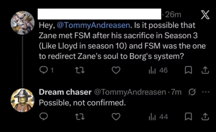Zane talked with FSM | Fandom