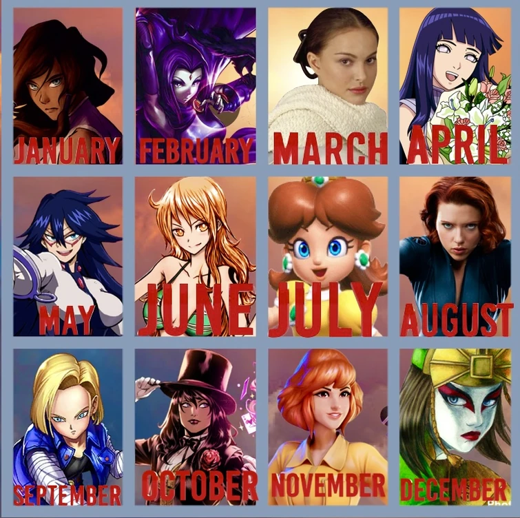 Last one: Your month determines your waifu | Fandom