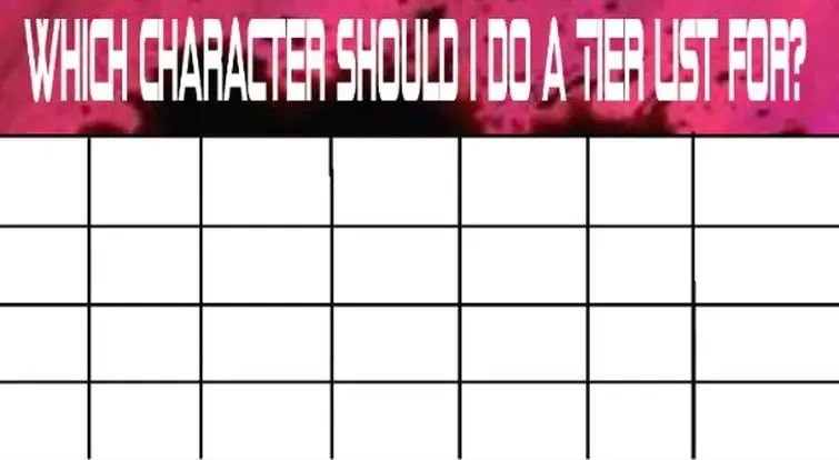 Put in a character and they will be added to this roster to get a ...