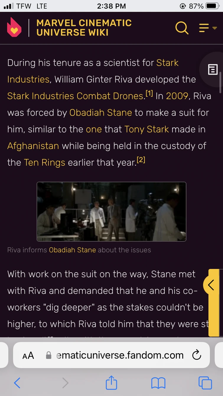 Should Obadiah Stane be moved to Inconsistently Heinous | Fandom