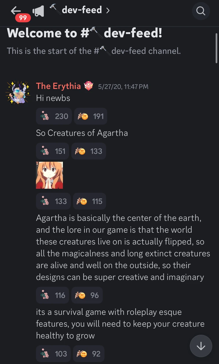 I decided to look at some old dev feed posts | Fandom