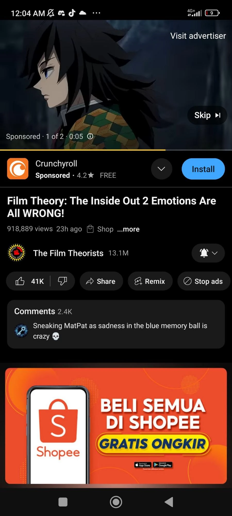 I feel like I'm a saint for not skipping a demon Slayer ad 😞 | Fandom