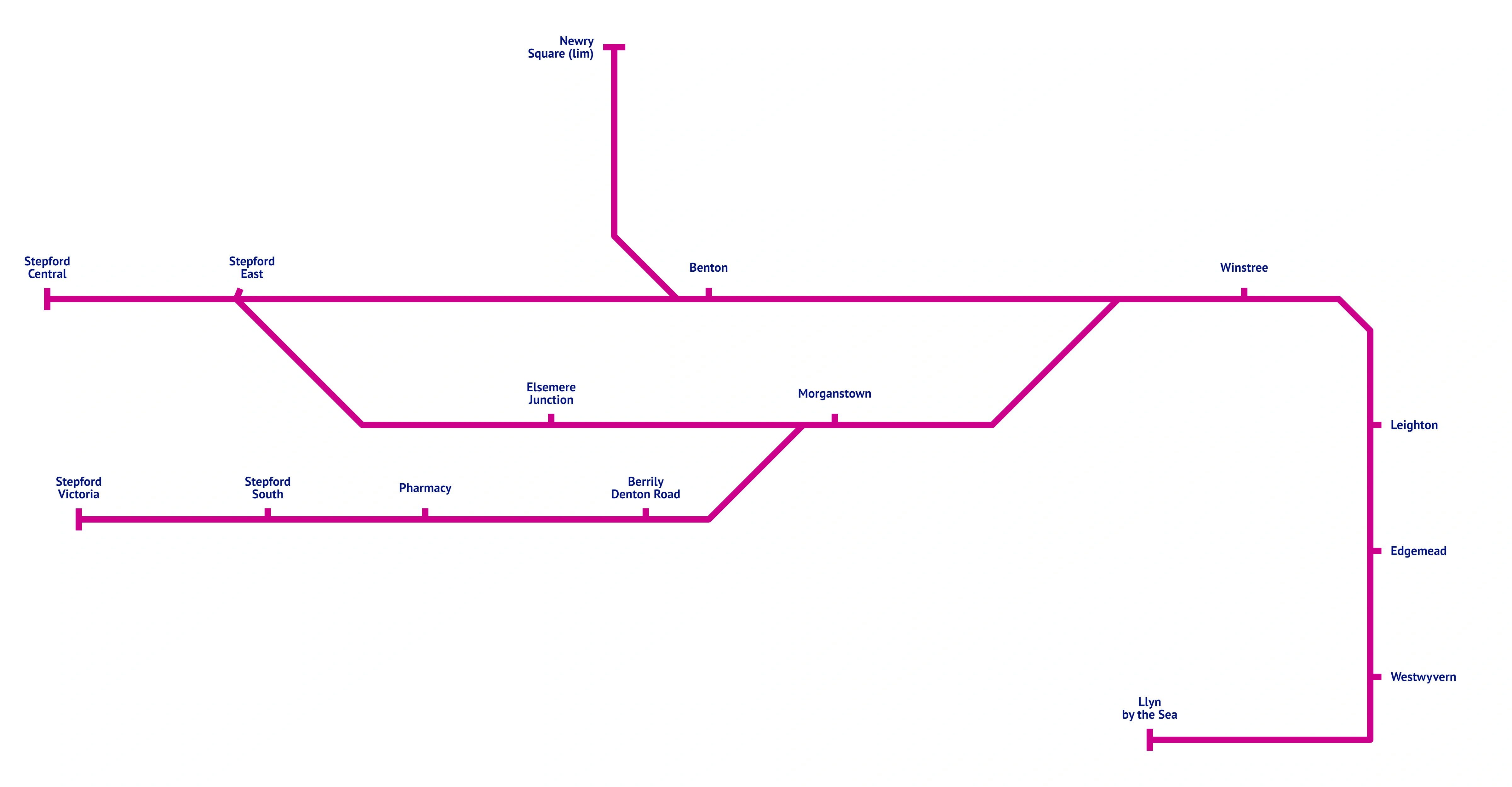 Express, Airlink and Freight maps I made when I was in 10 years old ...