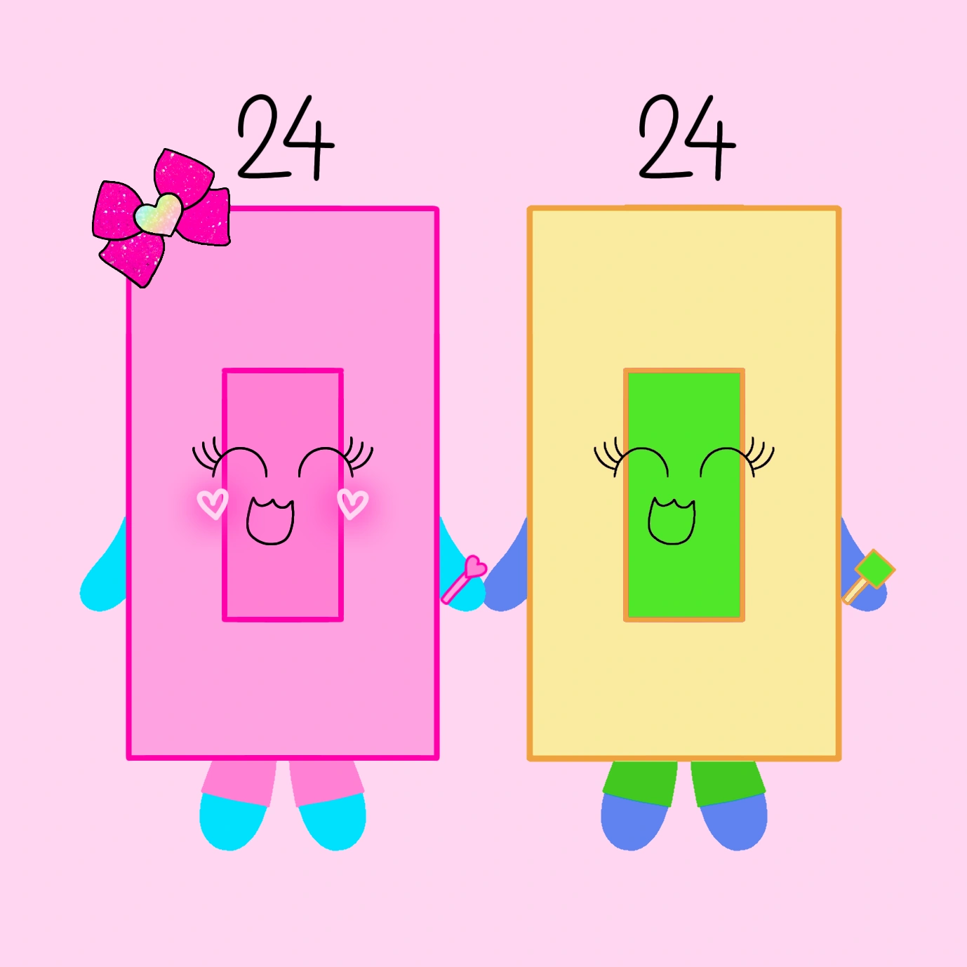 My OC with Numberblock 24! | Fandom