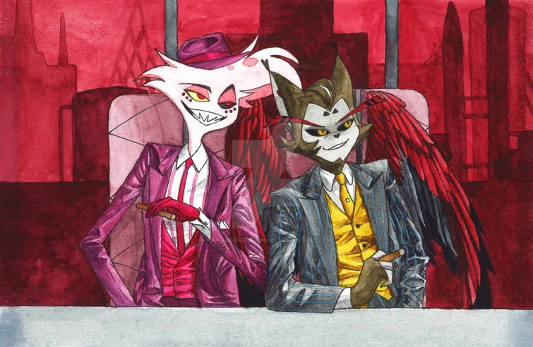 Angel Dust and Husk as Overlords by hanakoofthejungle | Fandom