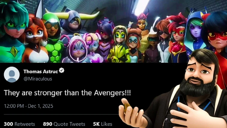 Thomas Astruc(Creator of Miraculous Ladybug) on Powerscaling | Fandom