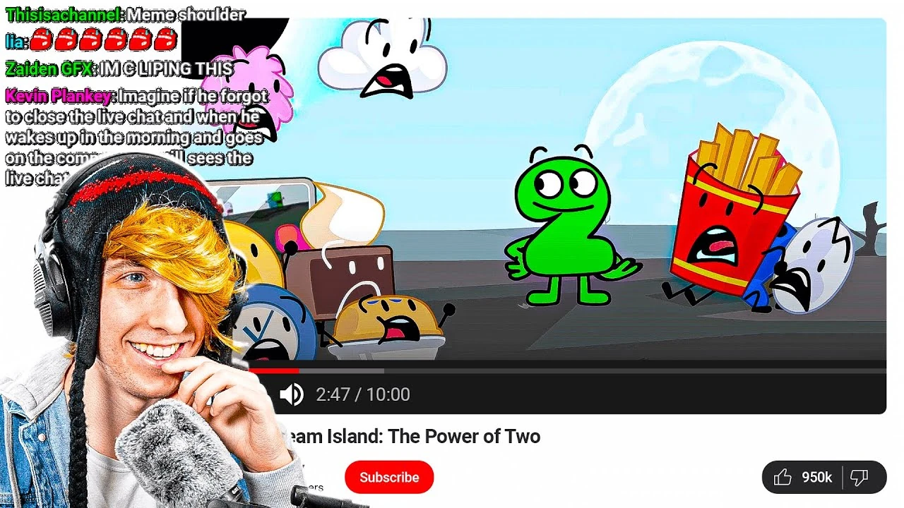 he’s watching bfdi | Fandom