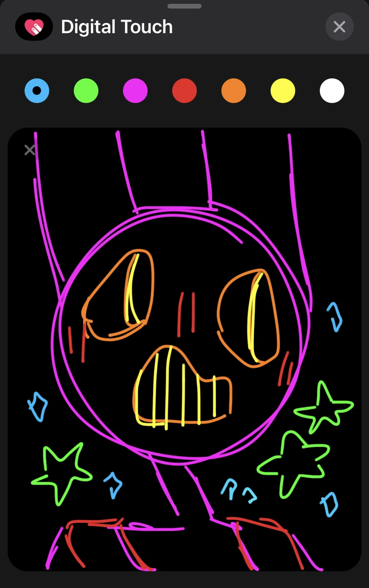 TADC doodles in Digital Touch | Fandom