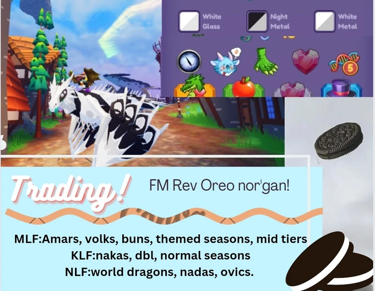 Trading FM rev Oreo nor'gan! | Fandom