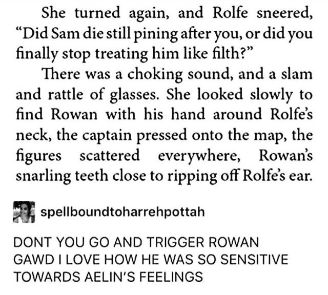 One of the reasons I just love Rowan…🥰 | Fandom