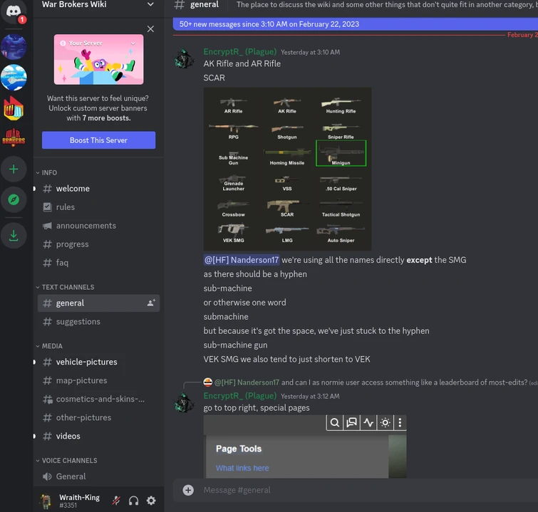 Make a off topic page for the Wiki | Fandom