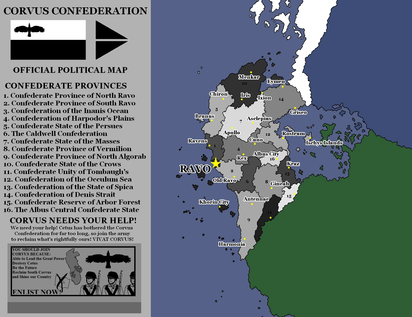 Corvus Map | Fandom