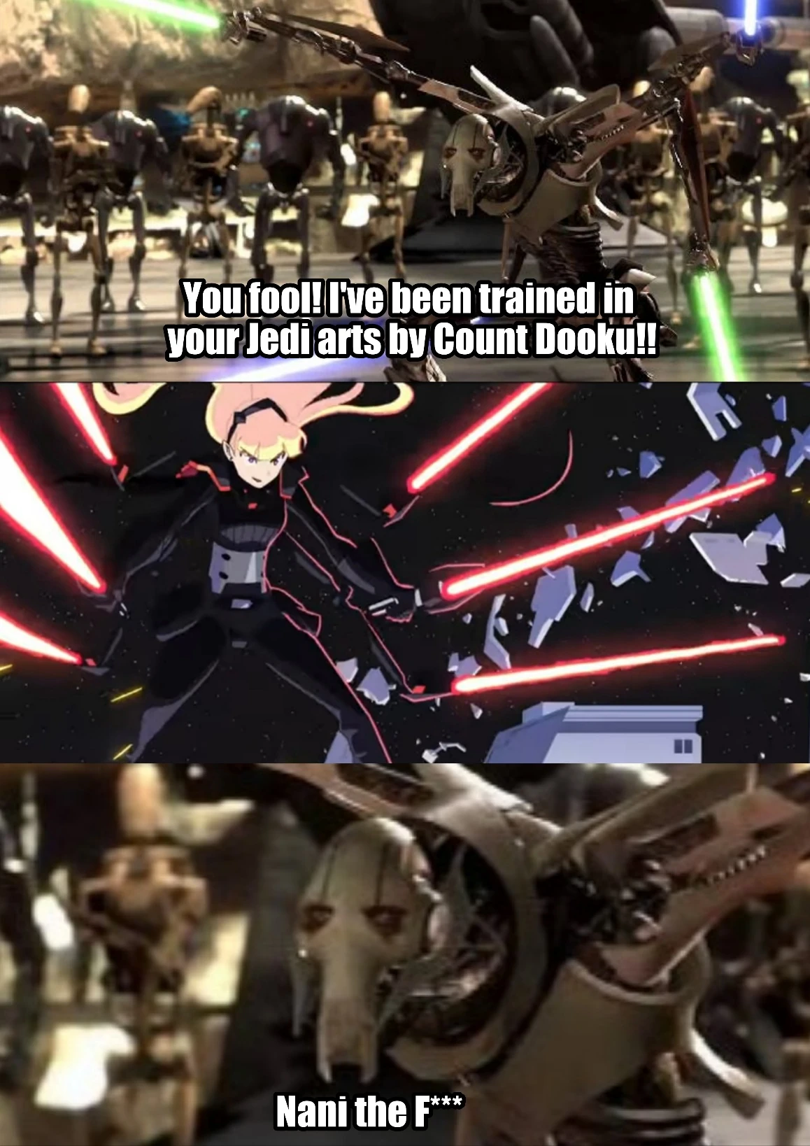 Meme made by me (Star wars: Vision) | Fandom