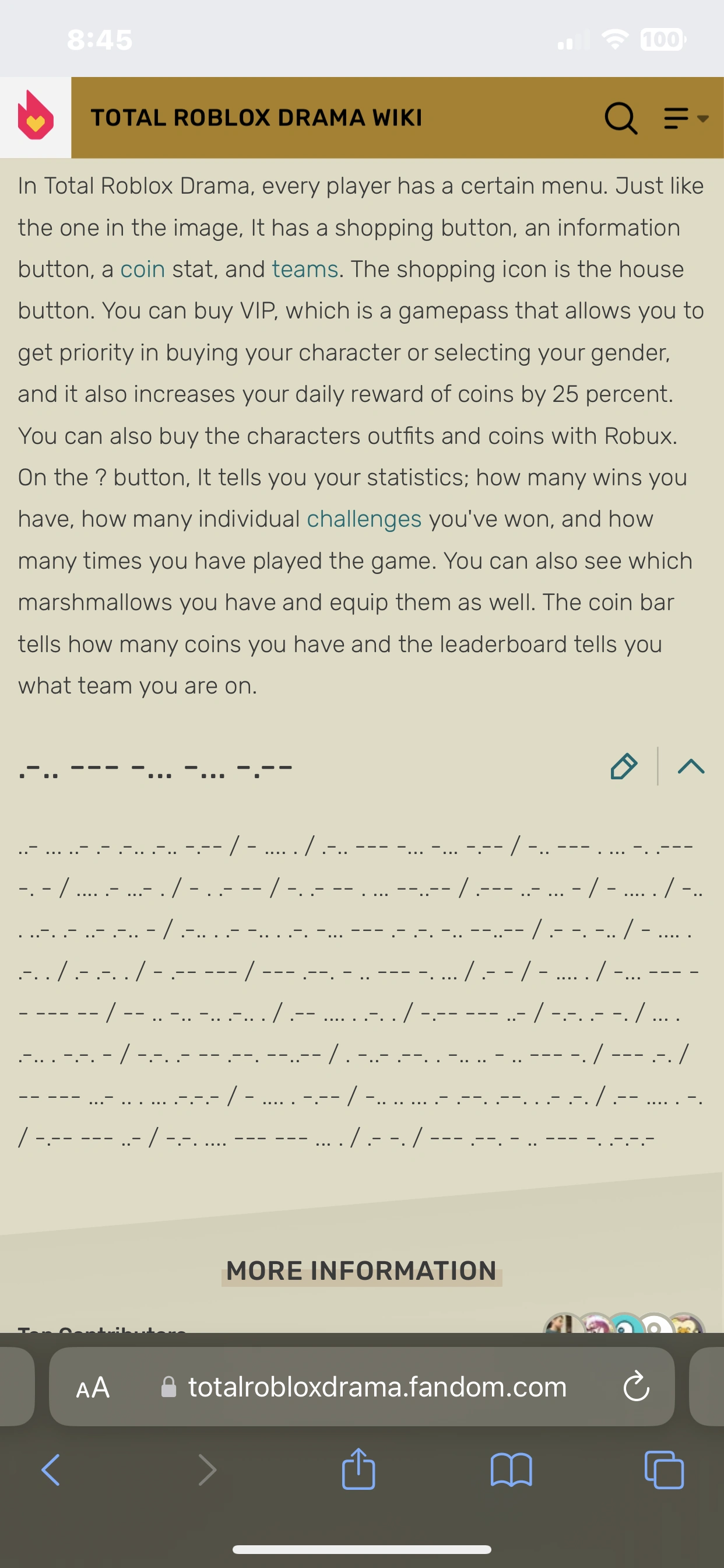 who put morse code??😭 | Fandom