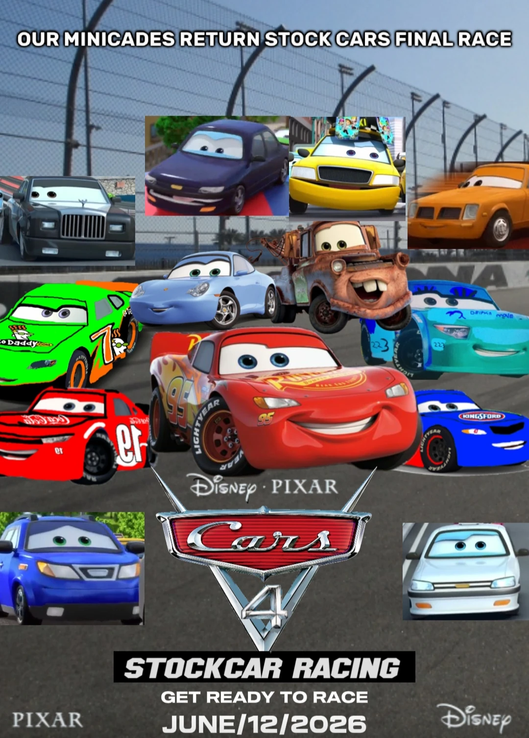 Cars 4: Stock Car Racing Movie Poster (2026) (Xpertboost Gaming) | Fandom
