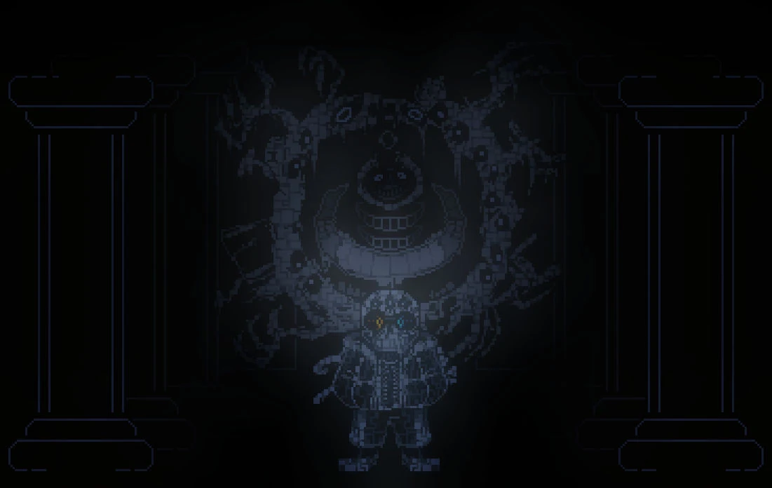 a Sanstrosity and dread sans duo | Fandom
