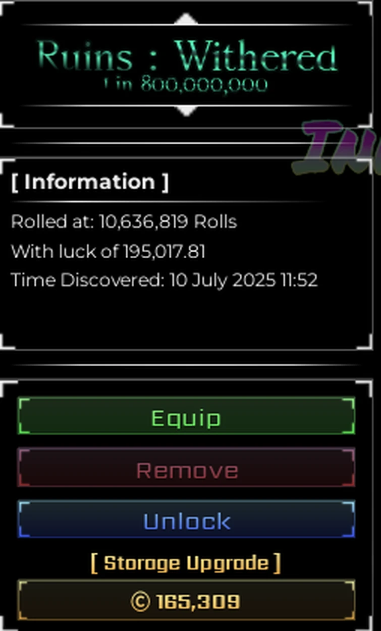 when will i get ruins withered | Fandom