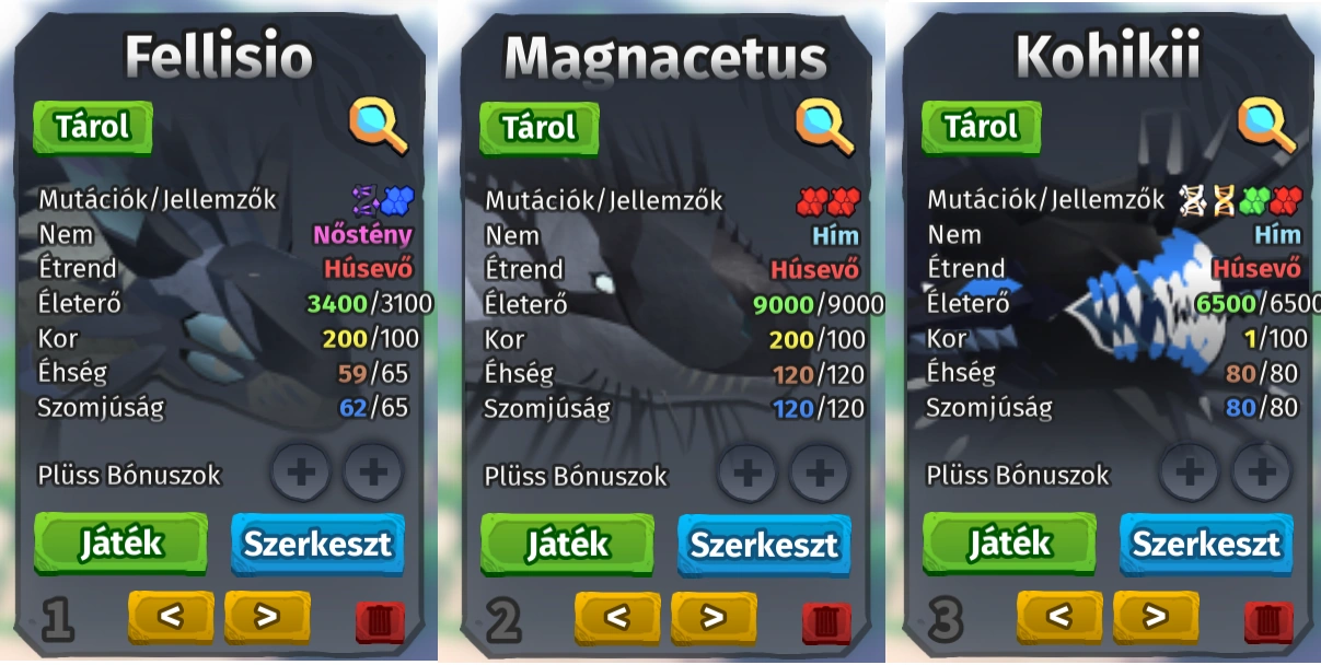 t/s - one shadow felli, one double red trait magna & one shimglim ...
