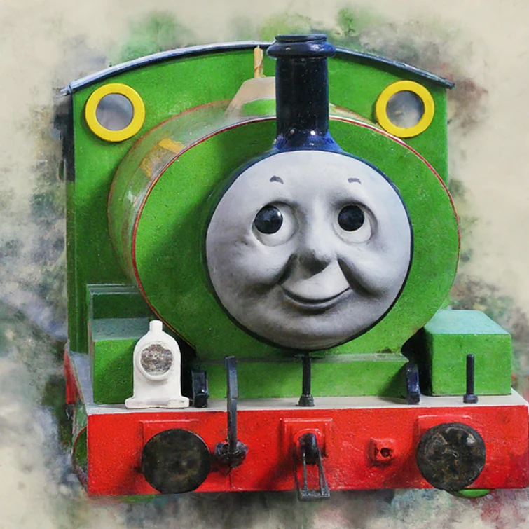 Some AI Generated Images of This Little Green Engine | Fandom