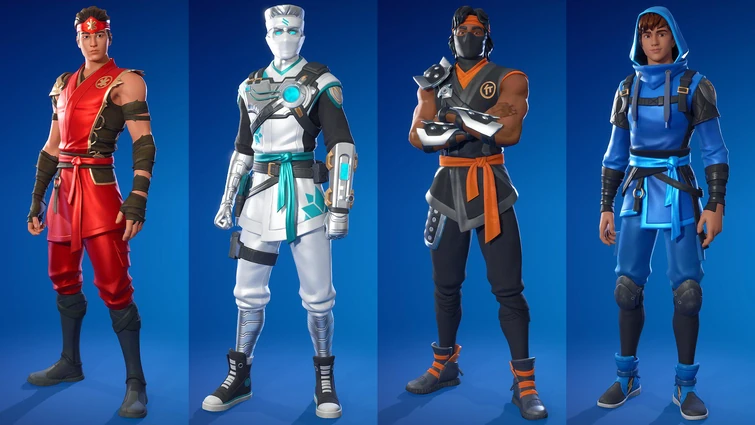 Full look at the OG 4 ninja in Fortnite | Fandom