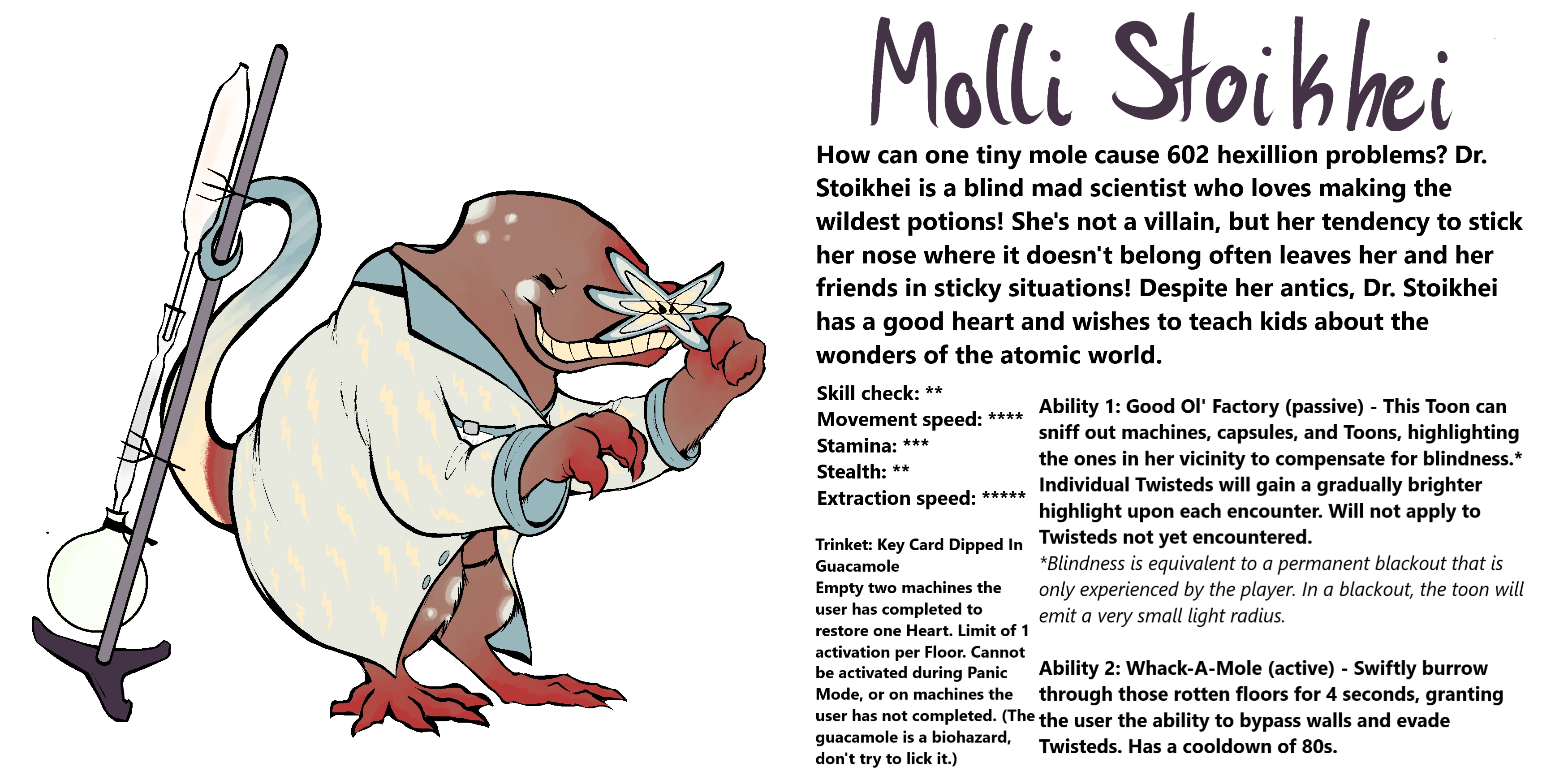 [DW OC] Molli Stoikhei the Star-Nosed Mole! (Main) | Fandom
