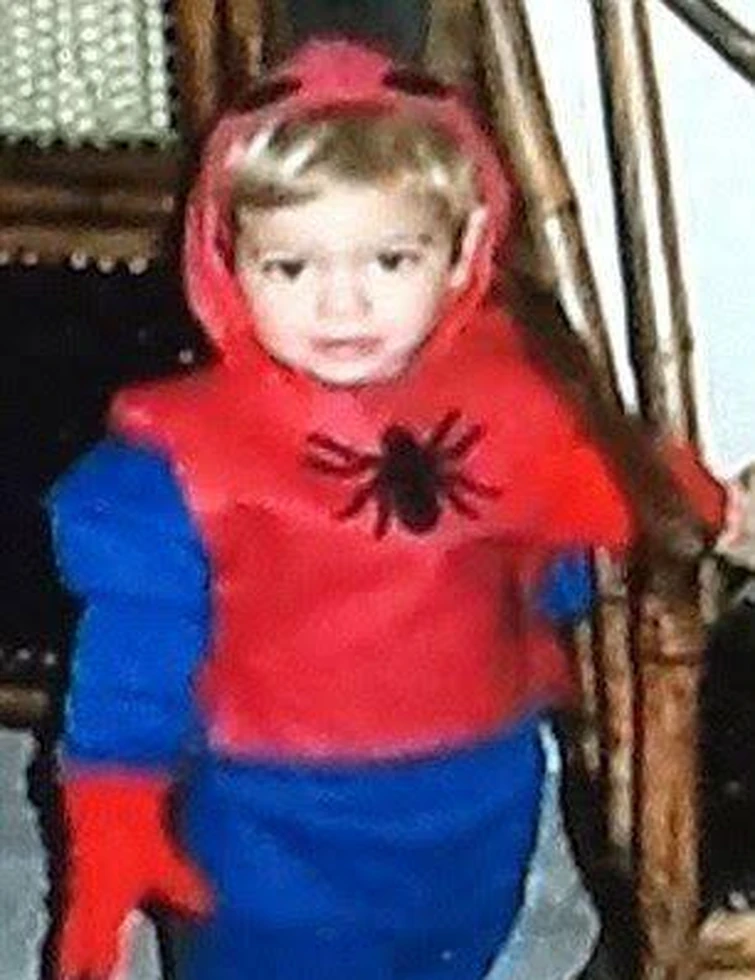 Andrew Garfield as a child. I feel bad because his films got screwed ...