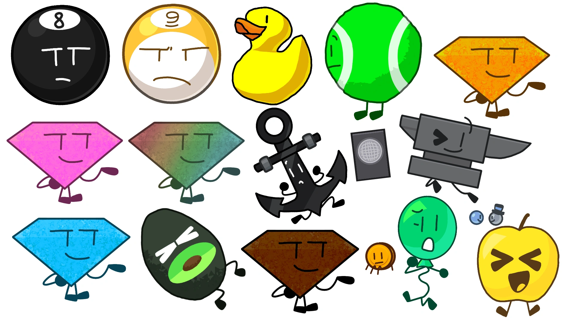 Day 1 of remaking BFDI characters | Fandom
