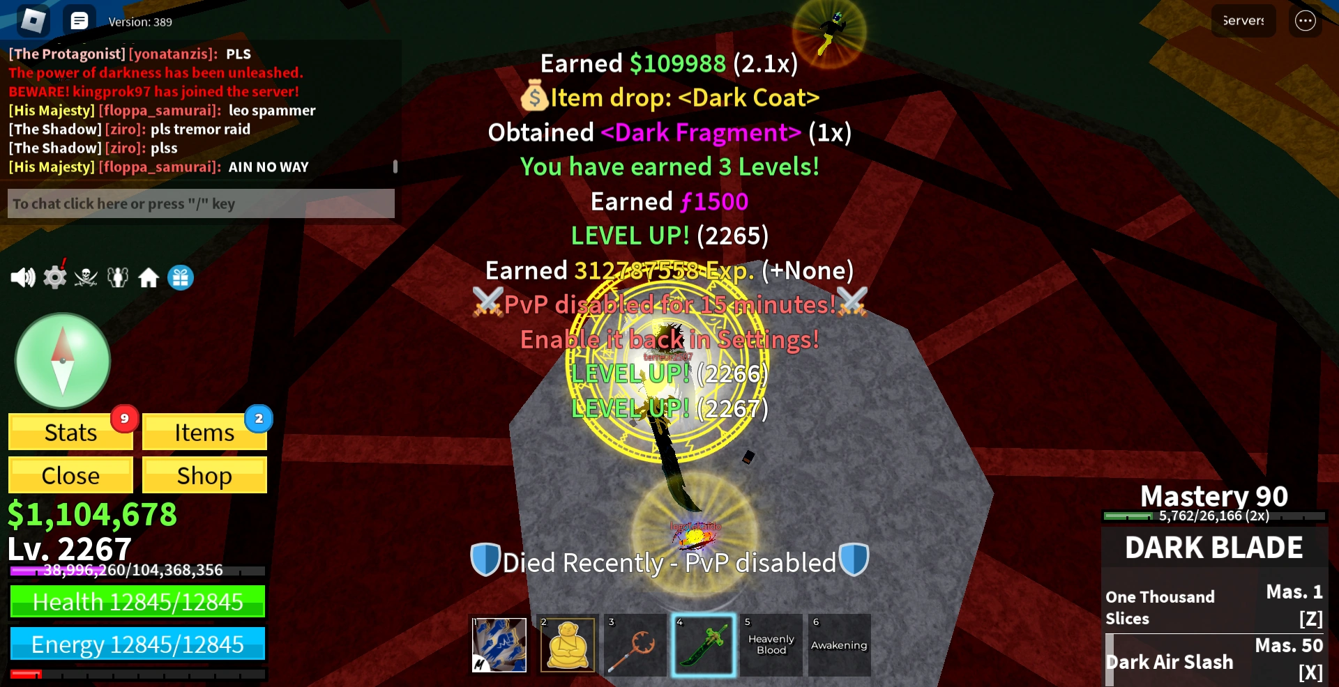 my entirety of luck in blox fruits | Fandom