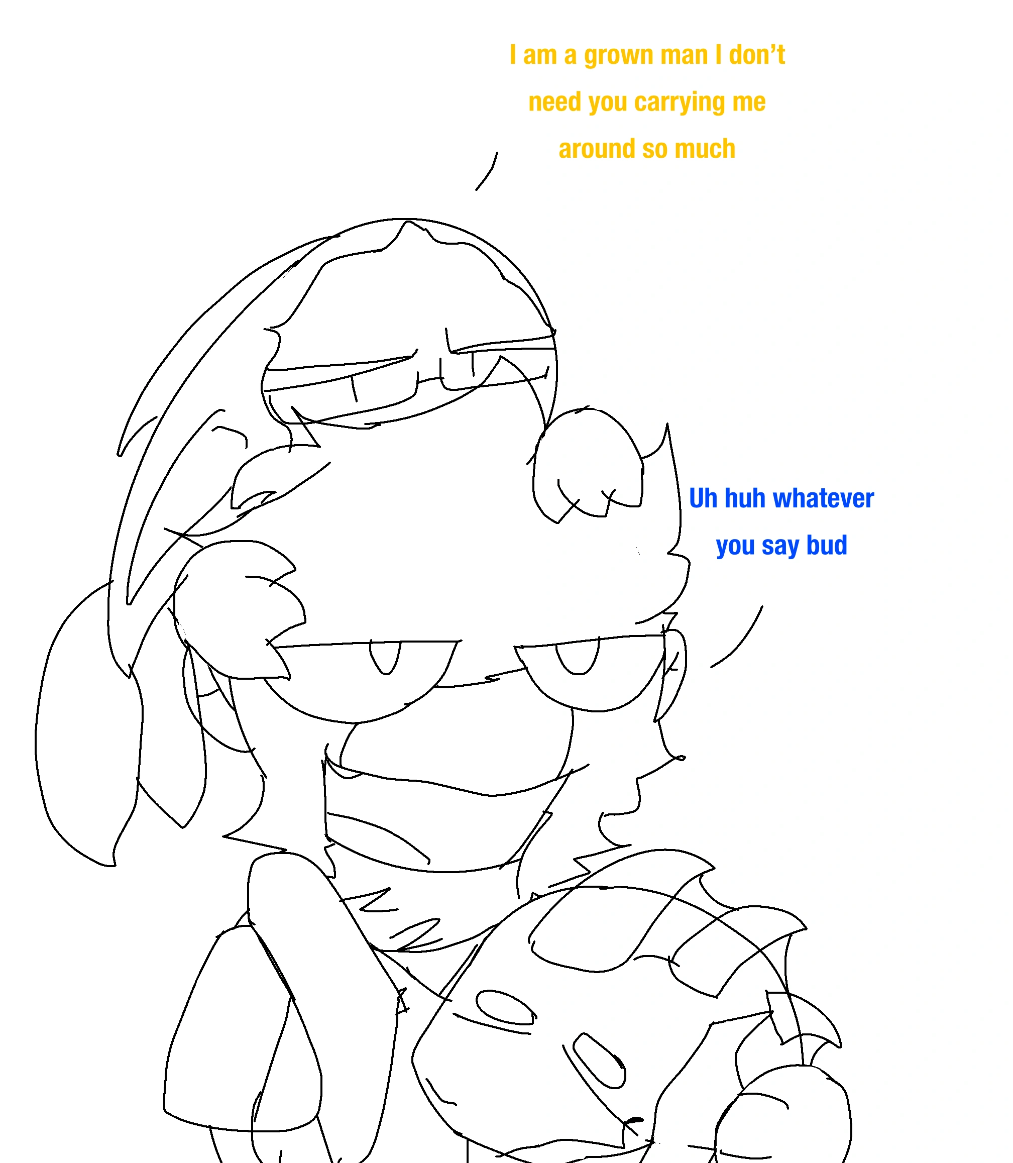 Silly lil drawing | Fandom