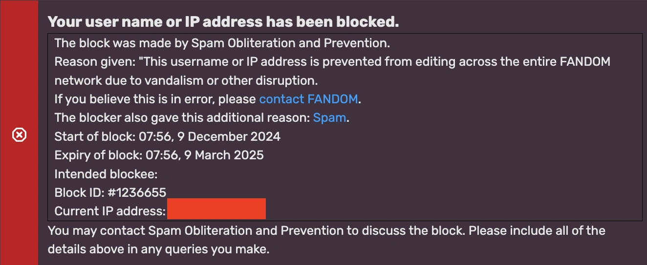 Finally appealed my global ban | Fandom