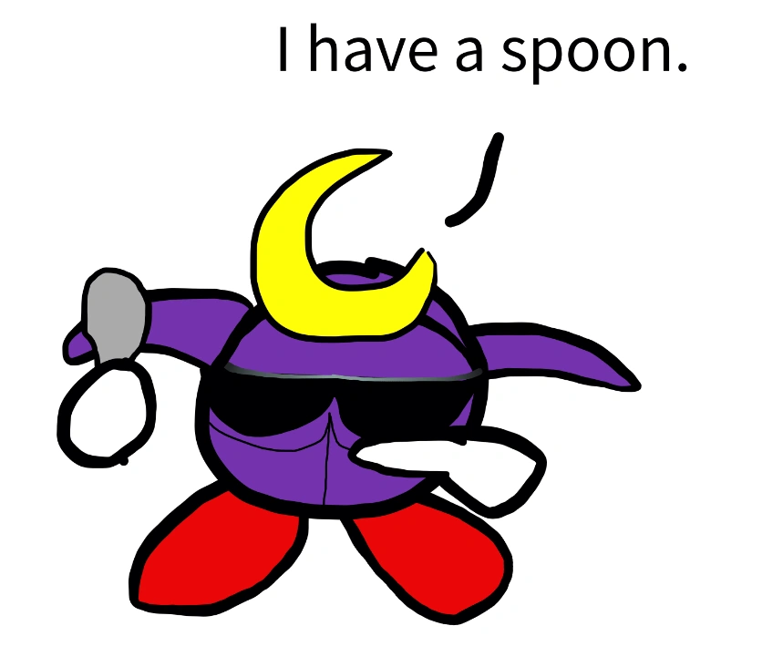 He has a spoon. | Fandom