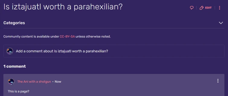 TRADING IS IZTAJUATL WORTH A PARAHEXILIAN | Fandom