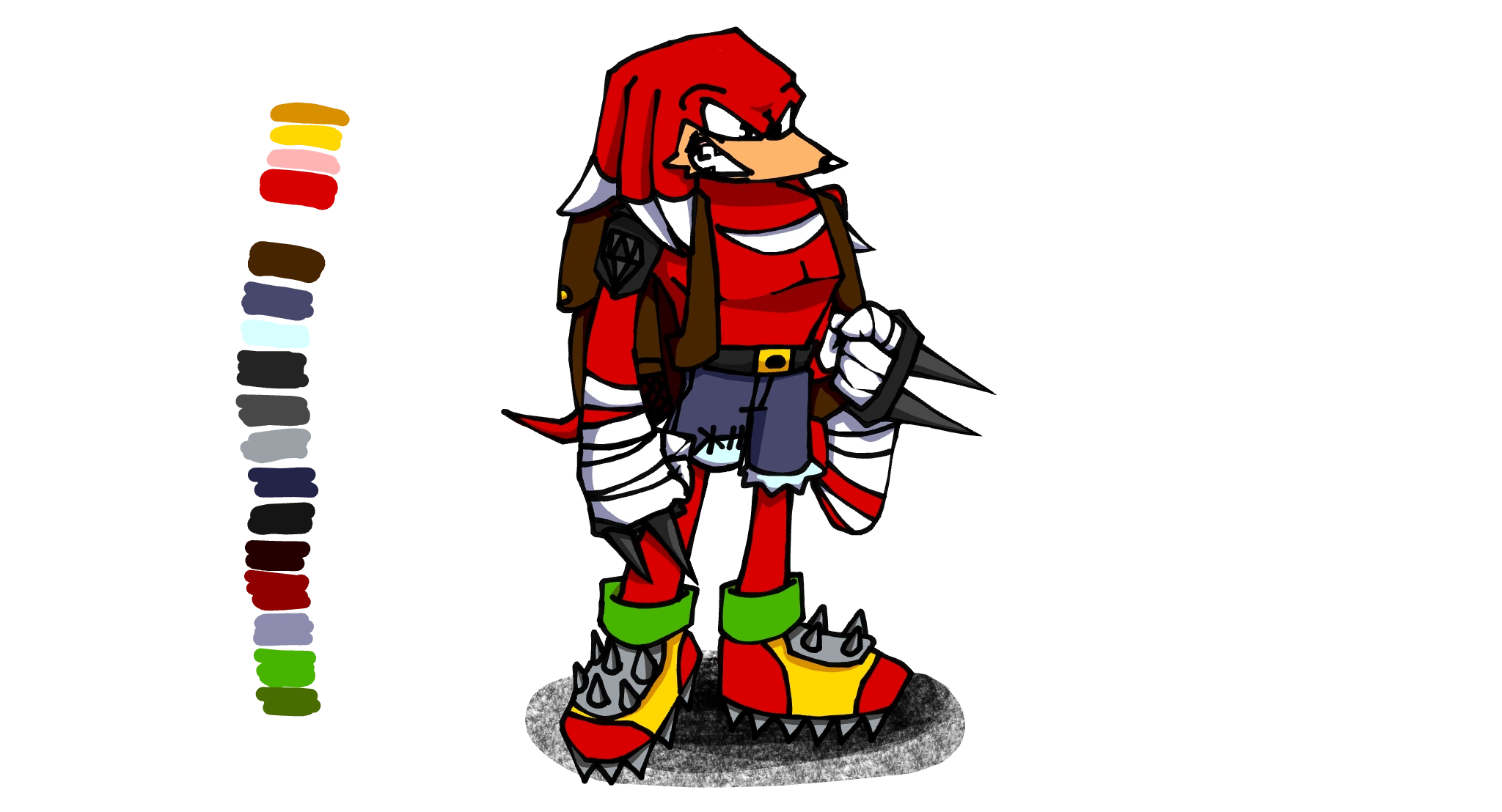 Wandering Knuckles Redesign | Fandom