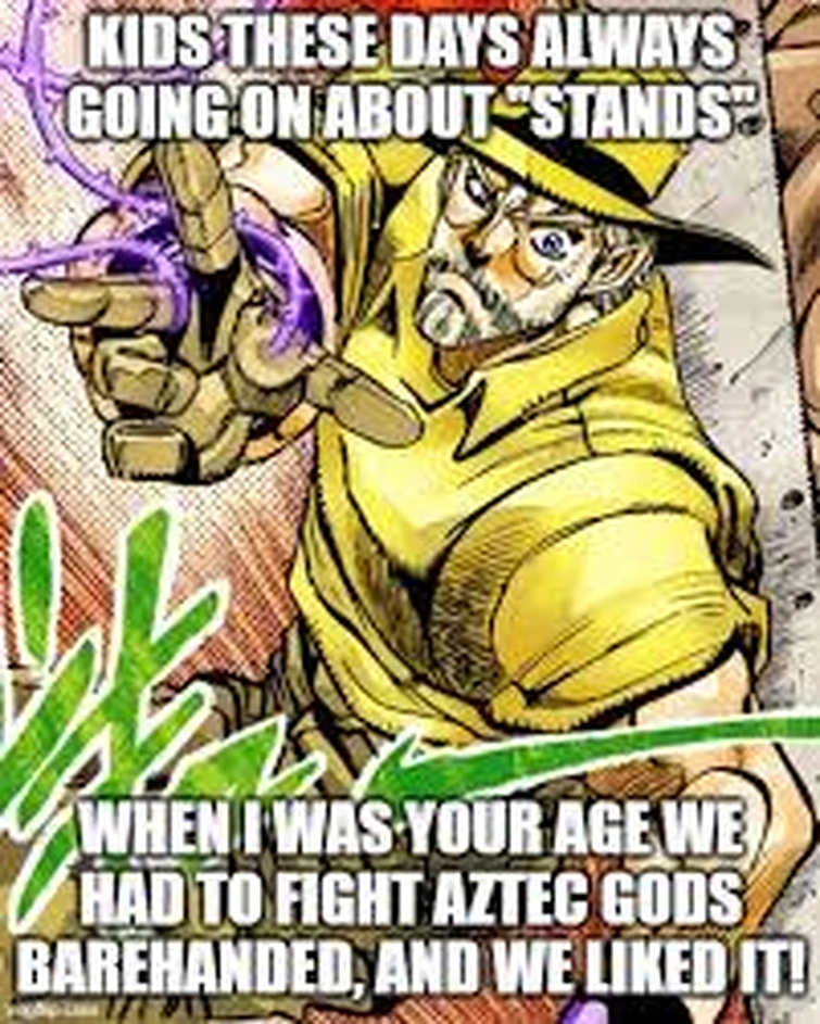 Joseph Joestar Pov: When the whole world has stands Jotaros Pov ...