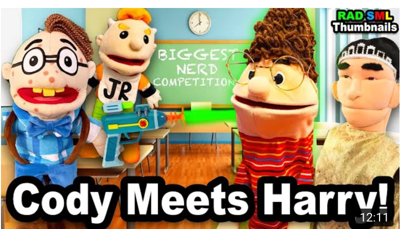 Watermark on Cody meet Harry’s human puppet thumbnail | Fandom