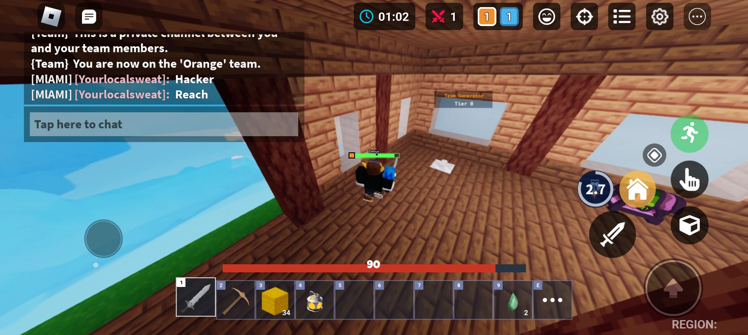 Not even one minute into the match and I'm already a hacker | Fandom