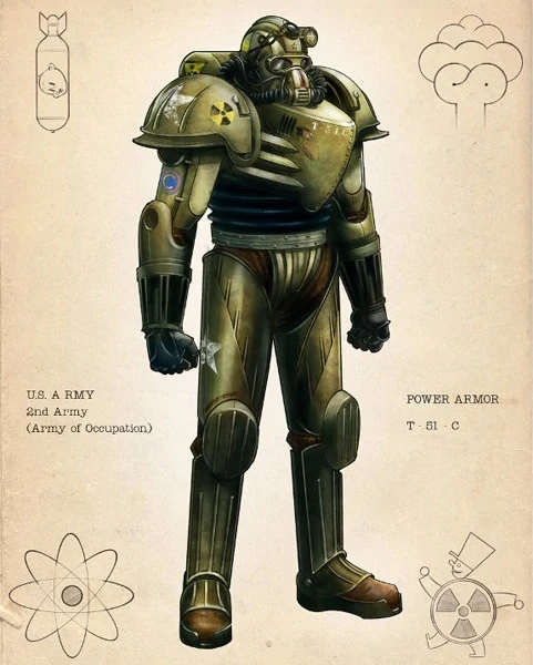T-51c power armor | Fallout Roleplaying Wiki | Fandom