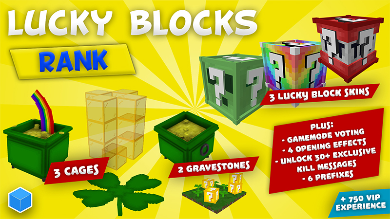 Lucky Block Rank | CubeCraft Games Wiki | Fandom